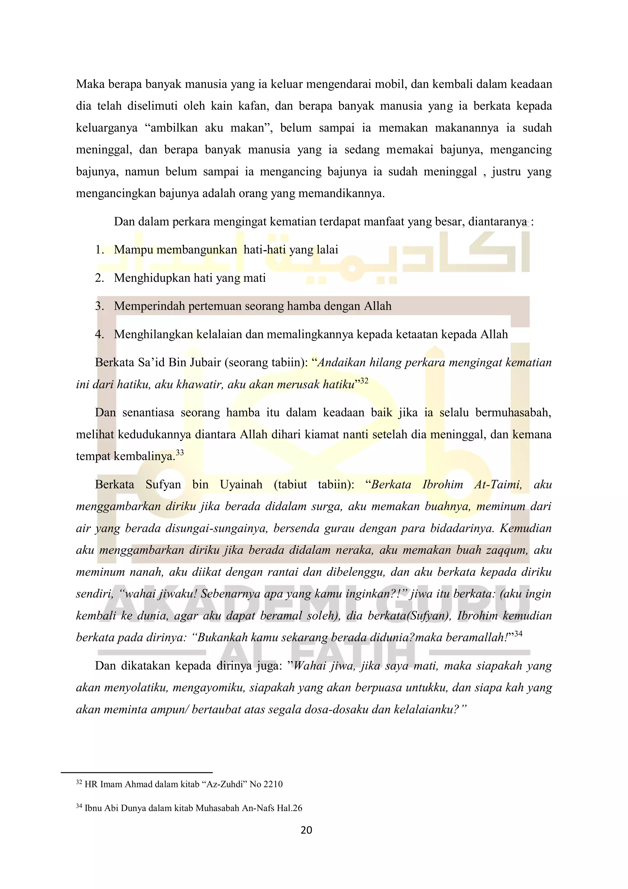 10 Kunci Tazkiyatun Nafs | PDF