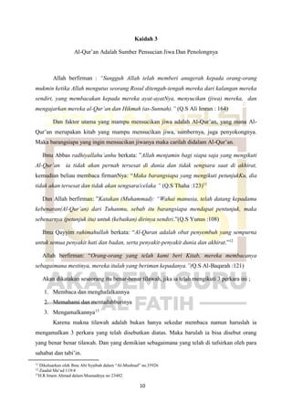 10 Kunci Tazkiyatun Nafs | PDF