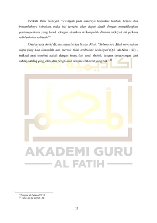 10 Kunci Tazkiyatun Nafs | PDF