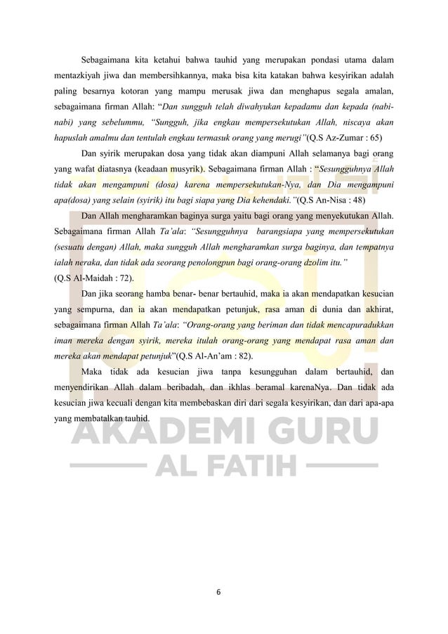 10 Kunci Tazkiyatun Nafs | PDF