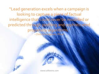 Inspiring Lead Generation Quotes | PPTX