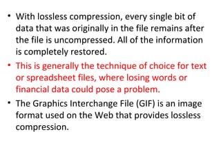 lecture on data compression | PPT