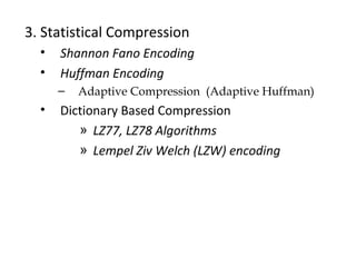 lecture on data compression | PPT