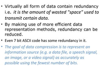 lecture on data compression | PPT