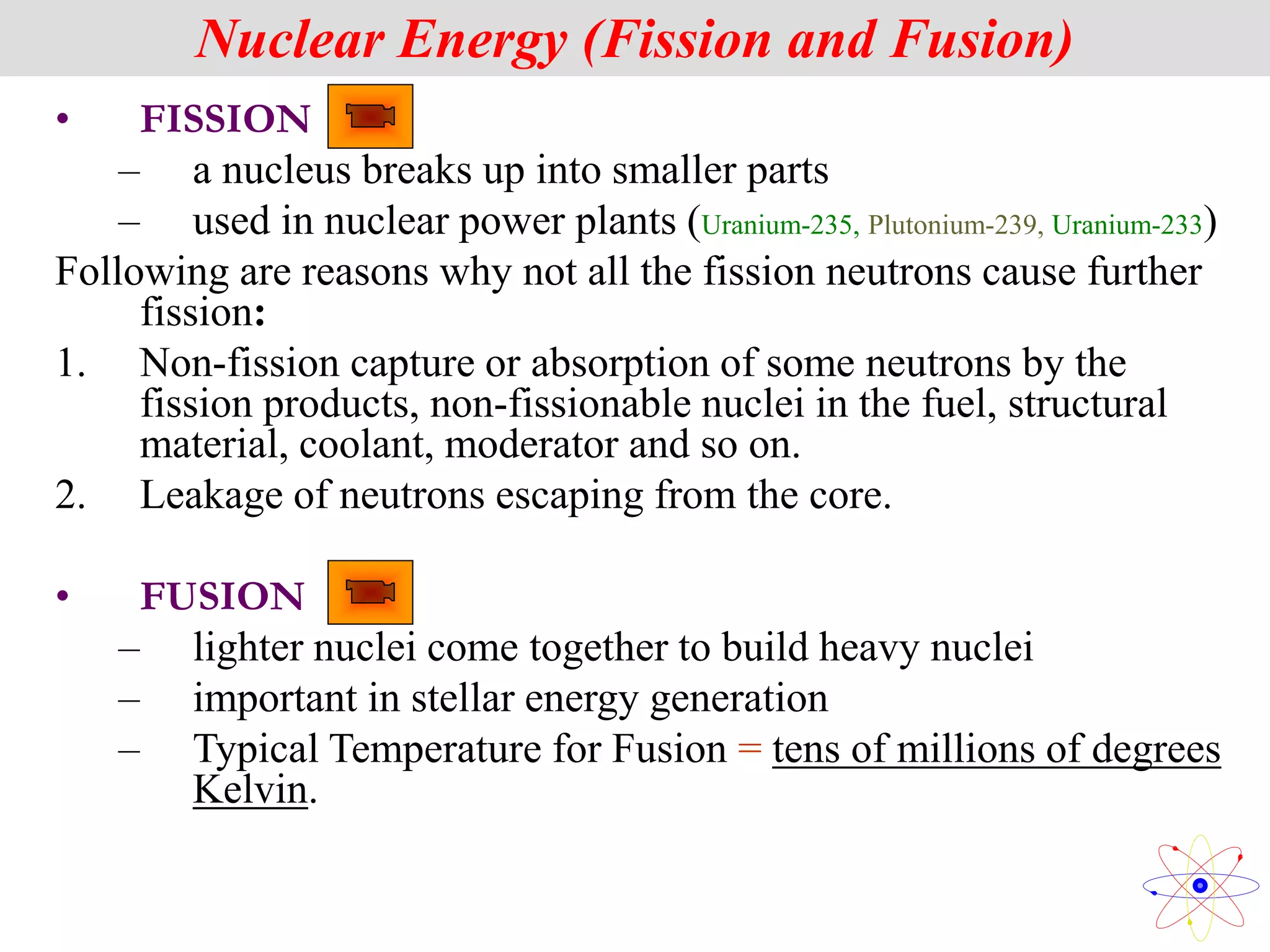 Principles of nuclear energy | PPT