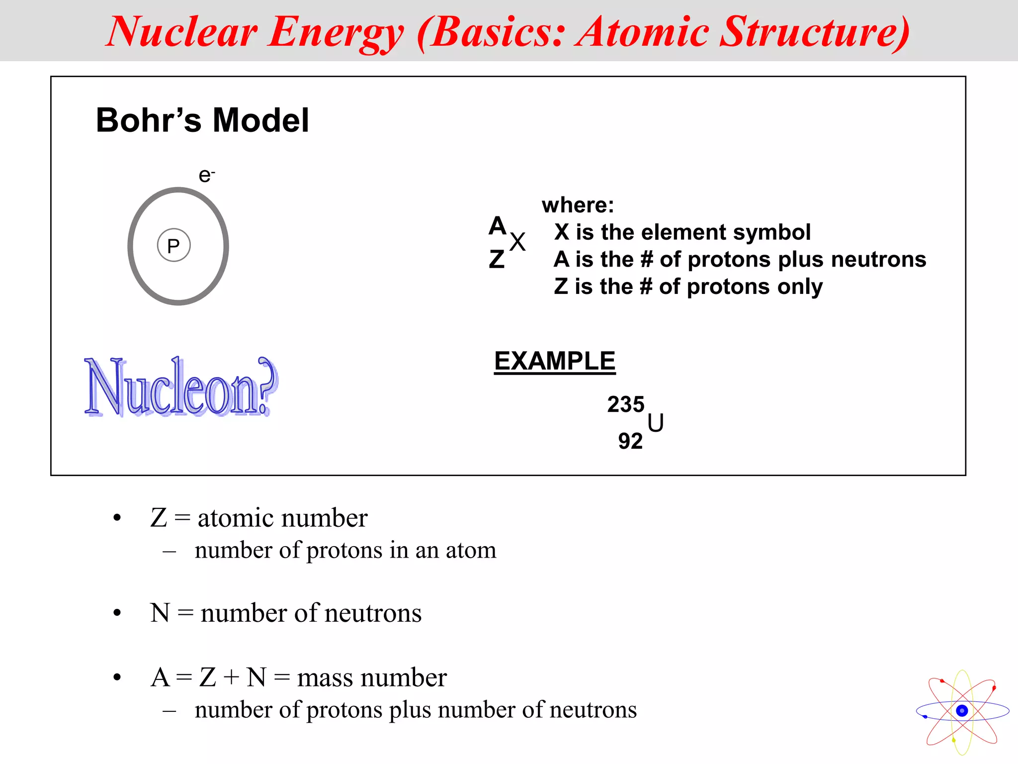 Principles of nuclear energy | PPT