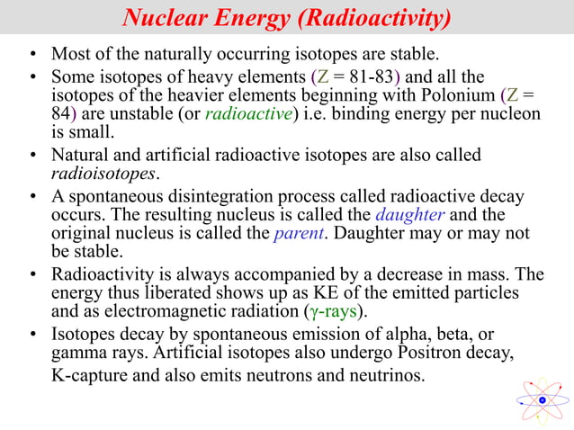 Principles of nuclear energy | PPT | Chemistry | Science