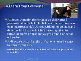 10 lessons from amitabh | PPT