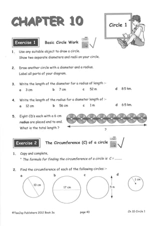 10 level 3a hw chapter 10 circle 1 | PDF