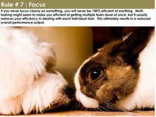 10 Life Efficiency Rules | PPSX