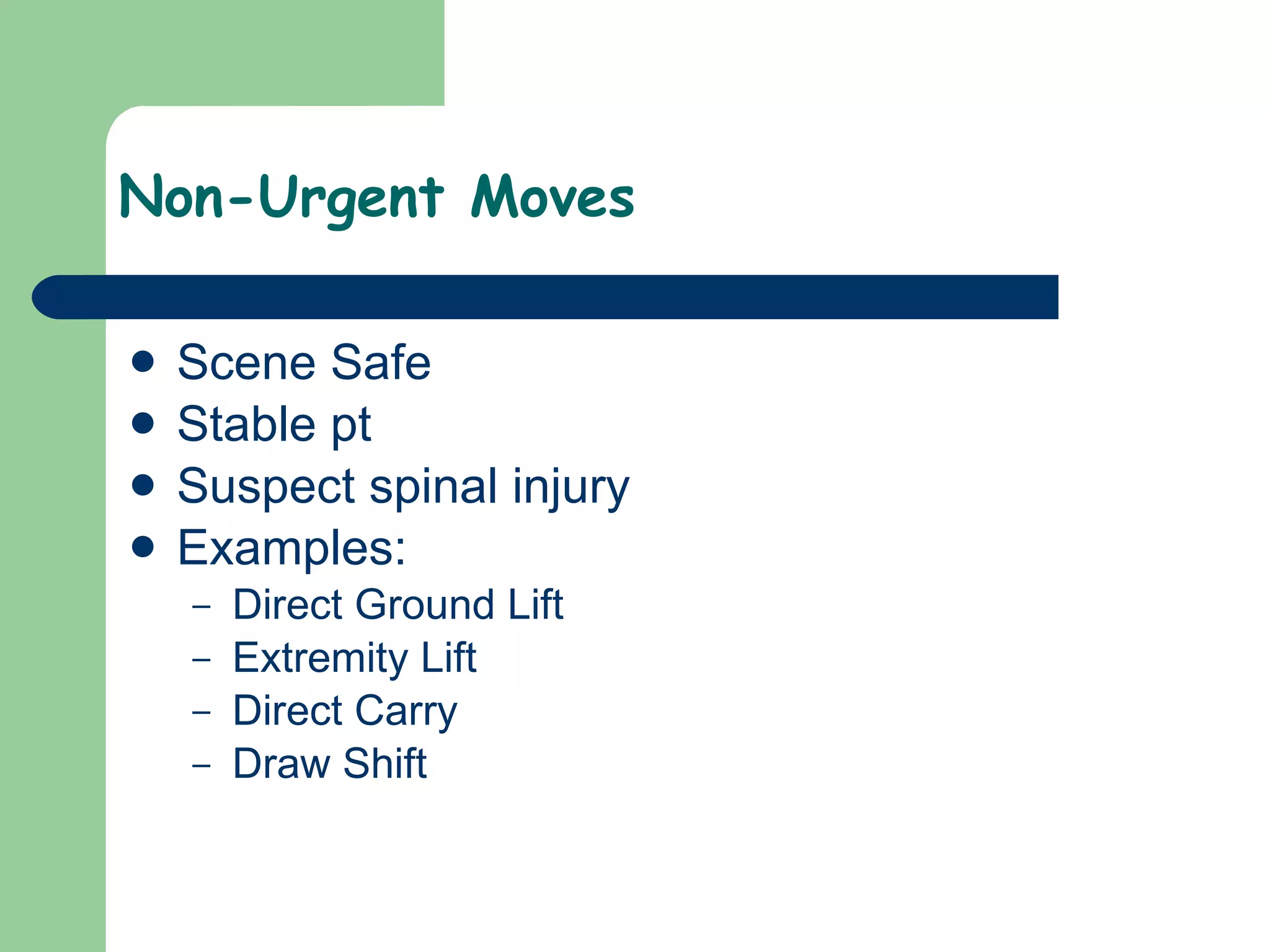10)Lifting And Moving Patients | PPT