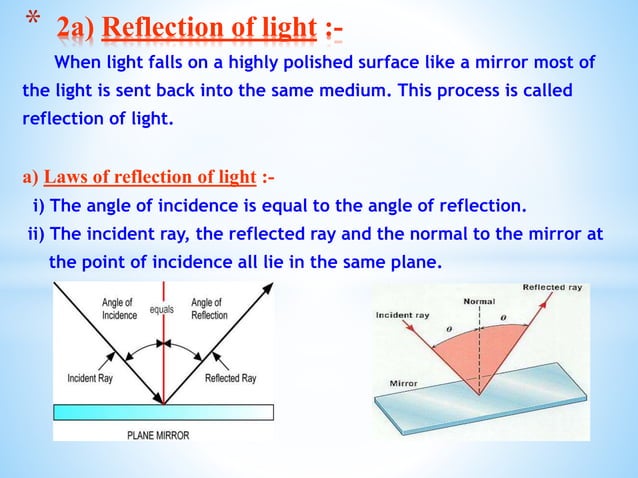 Light Reflection and Refraction | PPTX