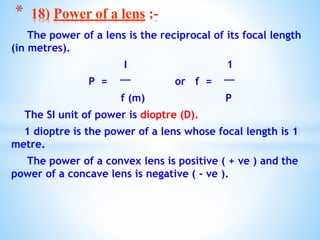 Light Reflection and Refraction | PPTX