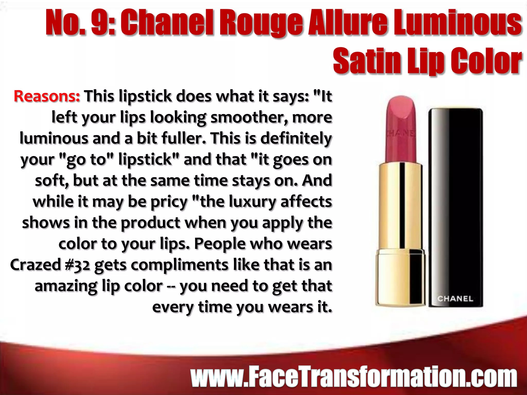 10 Great Lipsticks | PPTX