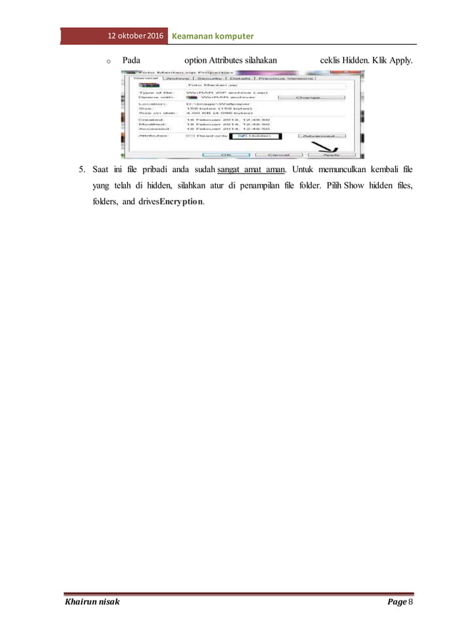 10 macam cara mengamankan file dan hardware | DOCX