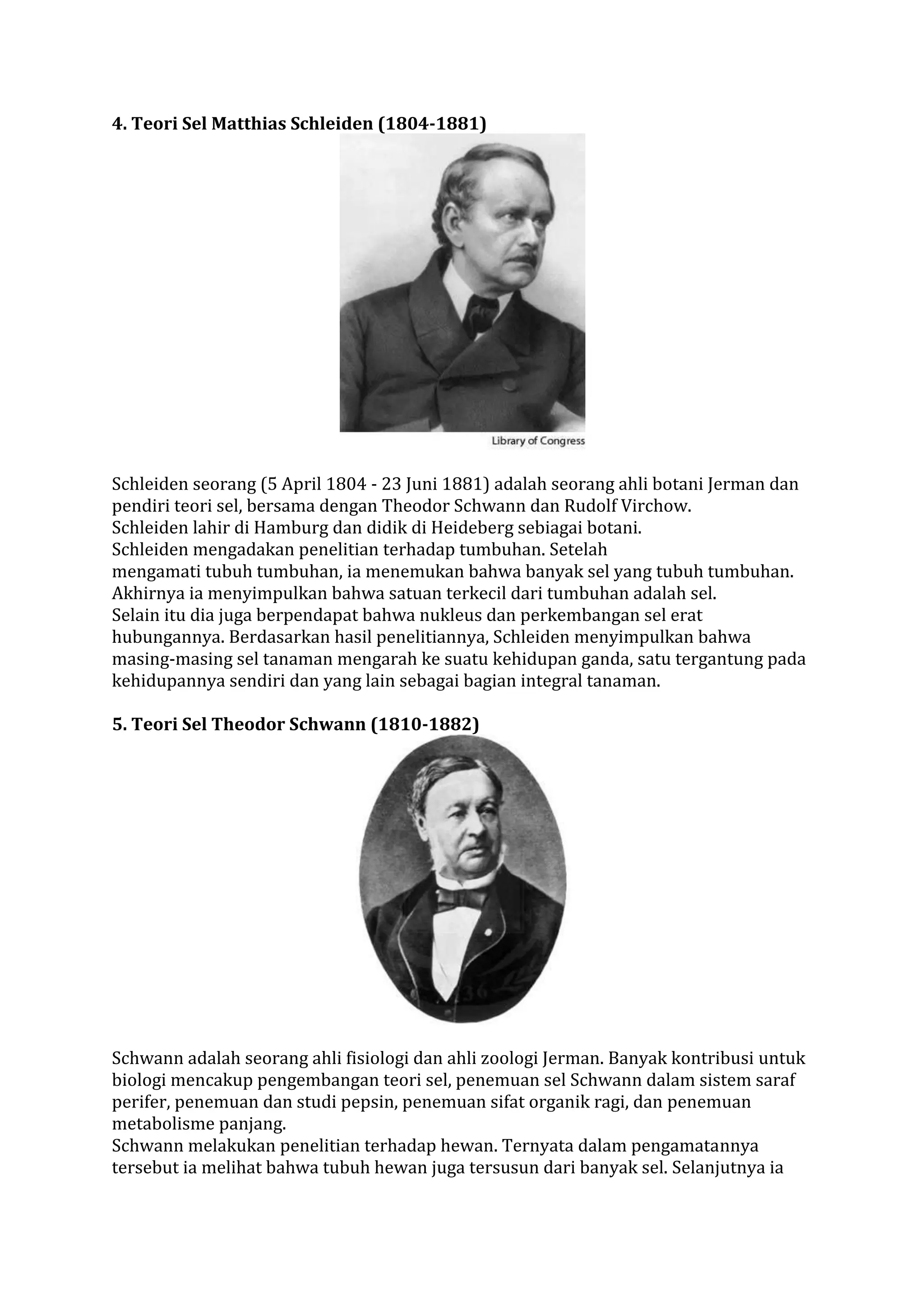 10 Macam Teori Tentang Sel Docx