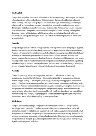 10 macam teori tentang sel | DOCX