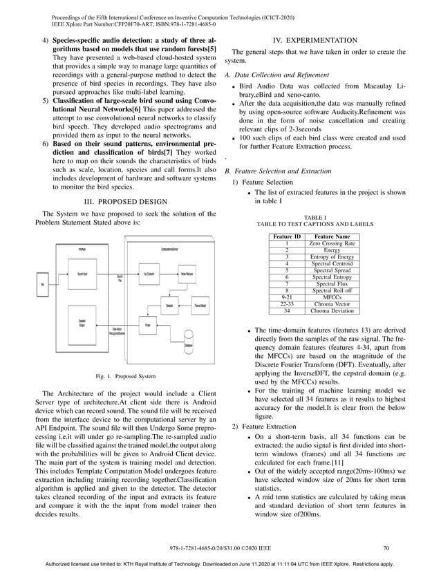 10 Machine Learning Approach To Classify Birds On The Basis Of Their Pdf