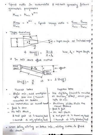 hand written short machine tool | PDF | Manufacturing Industry | Industries