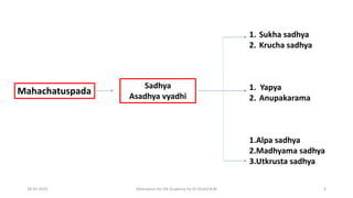 Charaka Samhita Sutra Sthana 10 Chapter Mahachatuspadadhyaya | PPTX