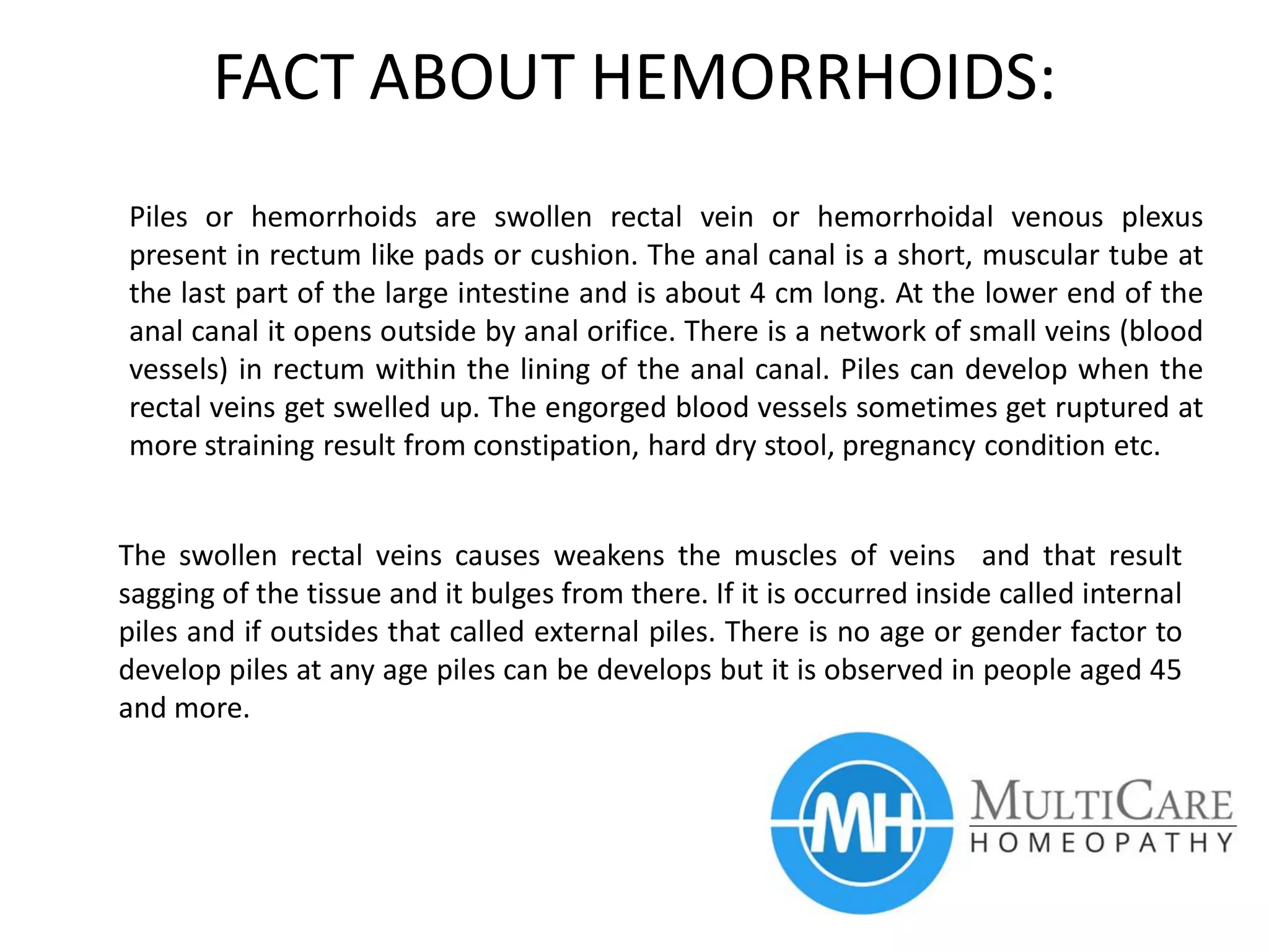 10 major causes that lead to painful symptoms of piles | PDF
