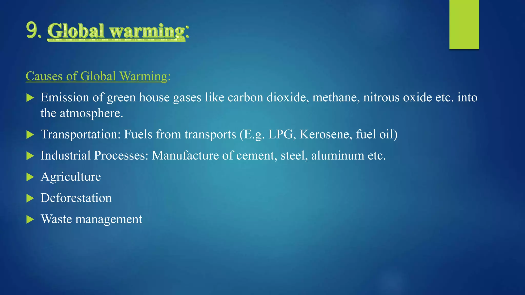 10 Major Environmental Problems | PPTX