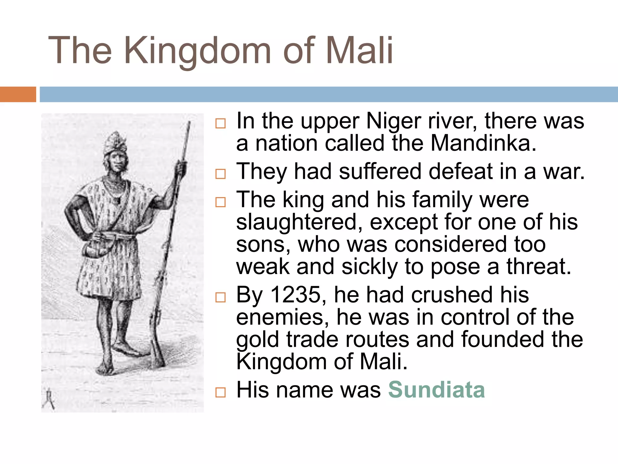 Kingdom of Mali & Mansa Musa | PPTX