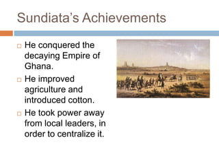 Kingdom of Mali & Mansa Musa | PPTX