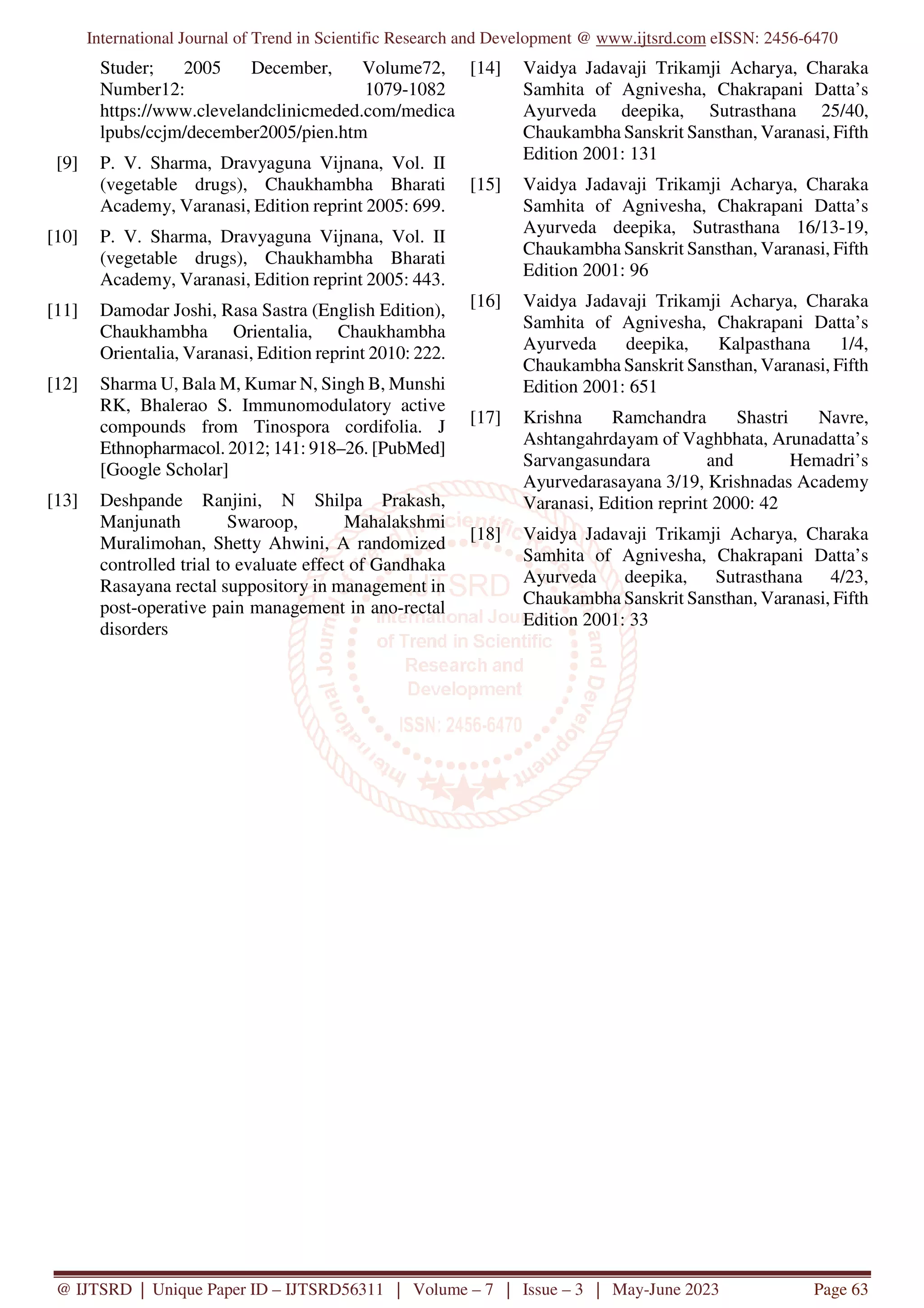 Management of Dushta Pratishyaya A Case Study | PDF