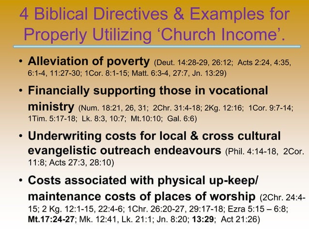 10 Managing church finances | PPTX