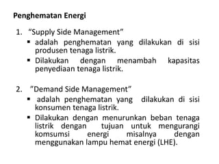 10 Manajemen Energi Listrik | PPTX