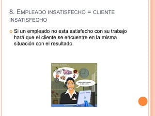 10 mandamientos atención al cliente | PPTX