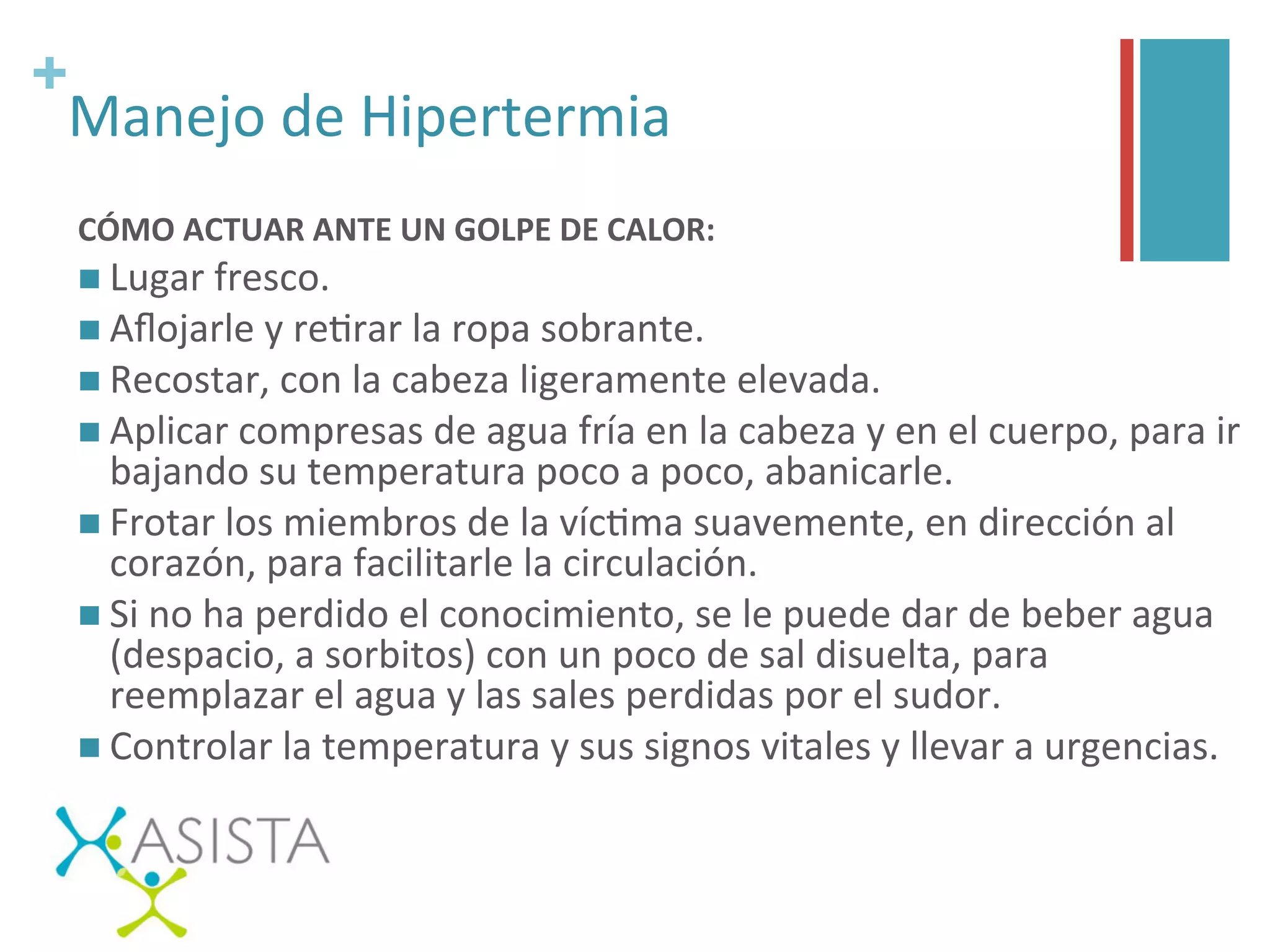 Manejo De Hipotermia Hipertermia Y Deshidratación Pdf