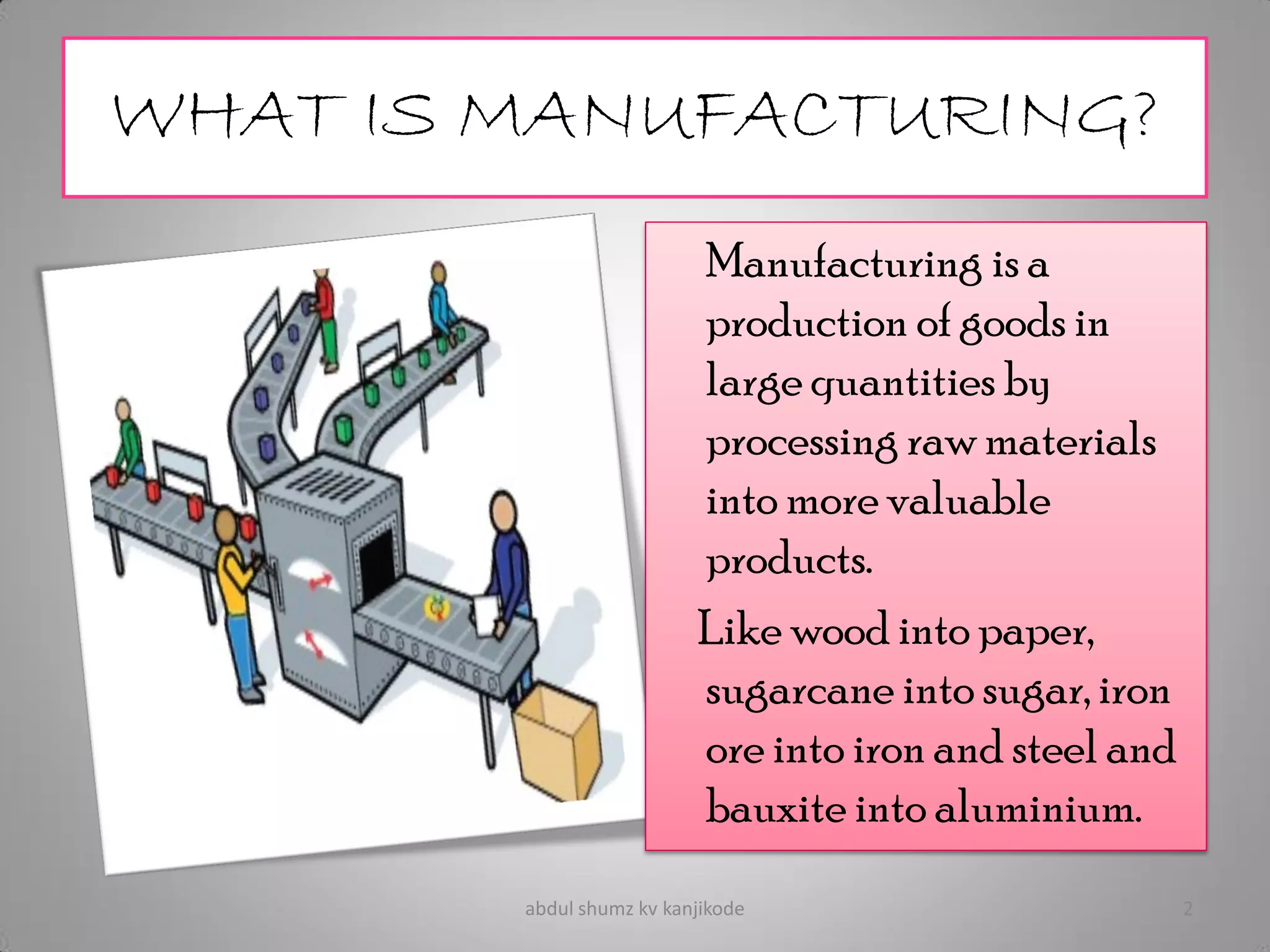 Manufacturing Industries CLASS 10 GEPGRAPHY | PDF