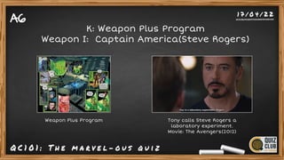 QC101: The MARVEL-ous Quiz | Sahil, Dhrutisundar and Aryandeep | PPT