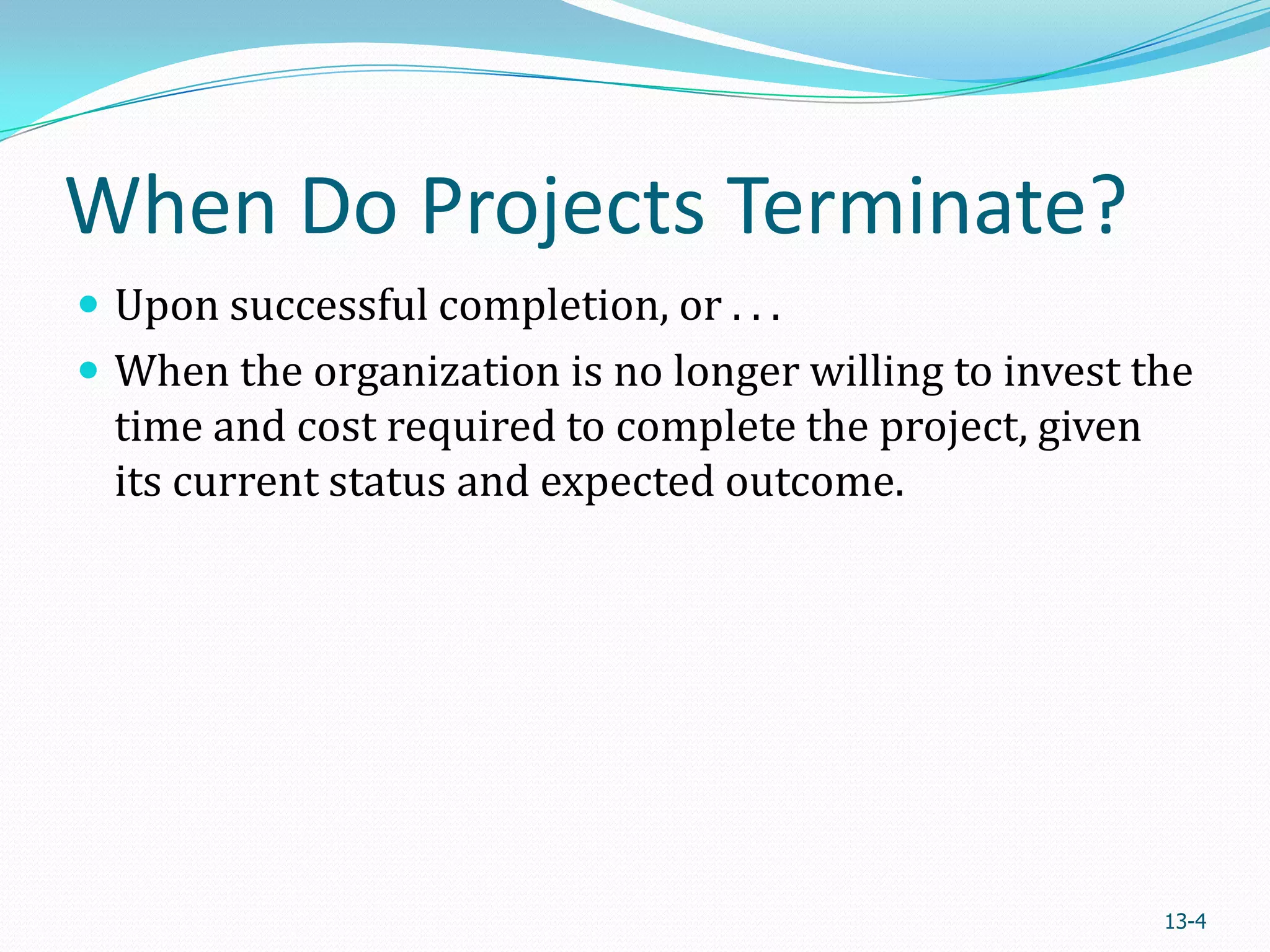 10 me667 chap7 project termination | PPTX