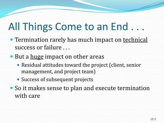 10 me667 chap7 project termination | PPT