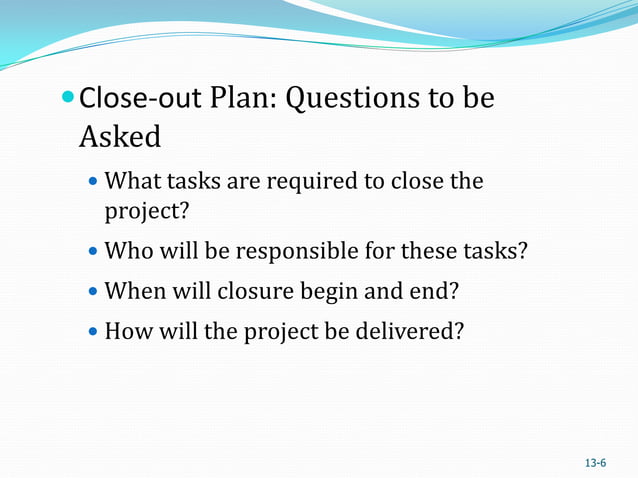 10 me667 chap7 project termination | PPT