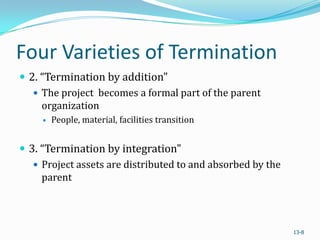 10 me667 chap7 project termination | PPT