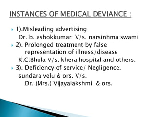 medical deviance in india | PPTX