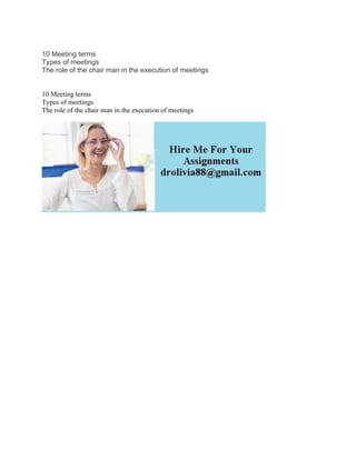 10 Meeting terms Types of meetings The role of the chair man in the ex.pdf