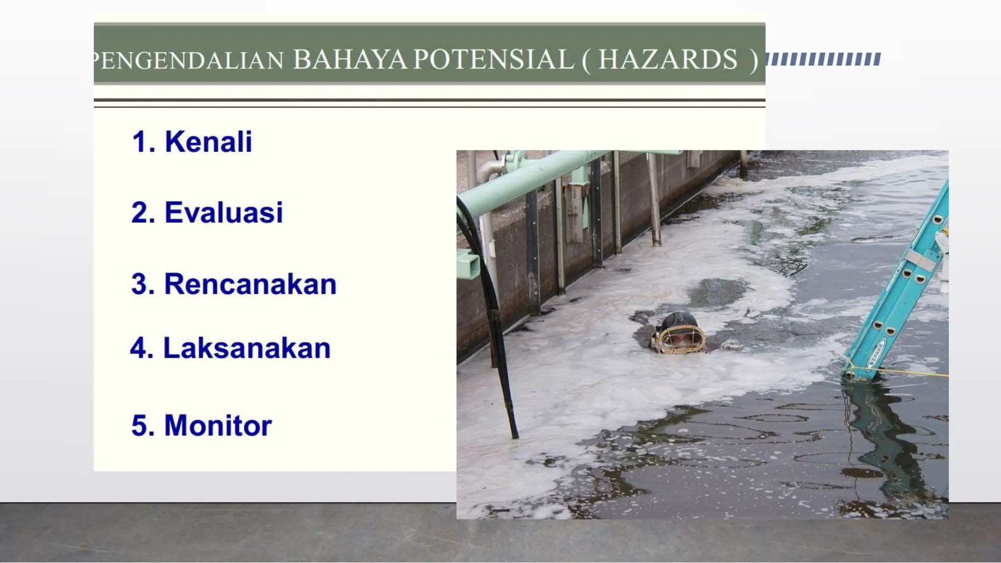melakukan identifikasi bahaya di IPAL pengelolaan air limbah | PPTX