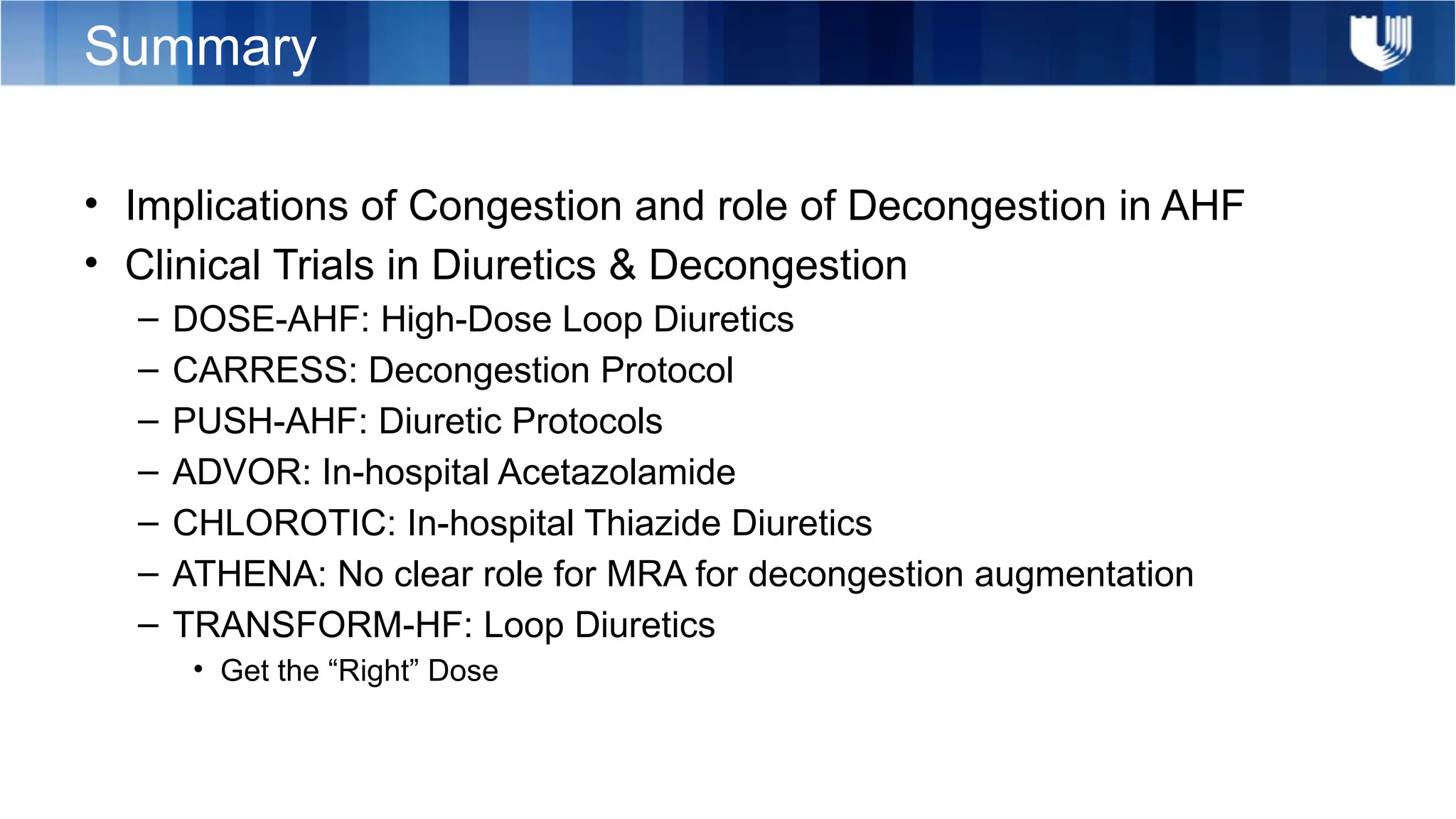Congestion Management in the Hospital Setting | PPTX