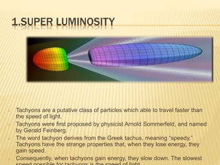 Fast things on earth by different categories | PPT
