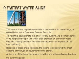 Fast things on earth by different categories | PPT