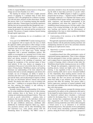 10 mindfulness training | PDF