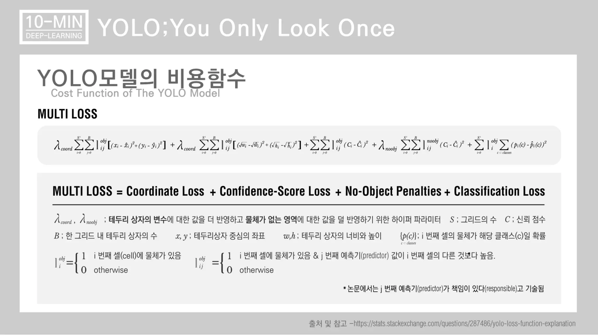 십분딥러닝_14_YOLO(You Only Look Once) | PPT