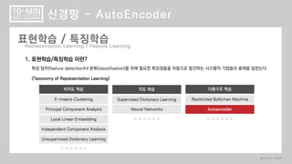십분딥러닝_8_AutoEncoder | PPTX