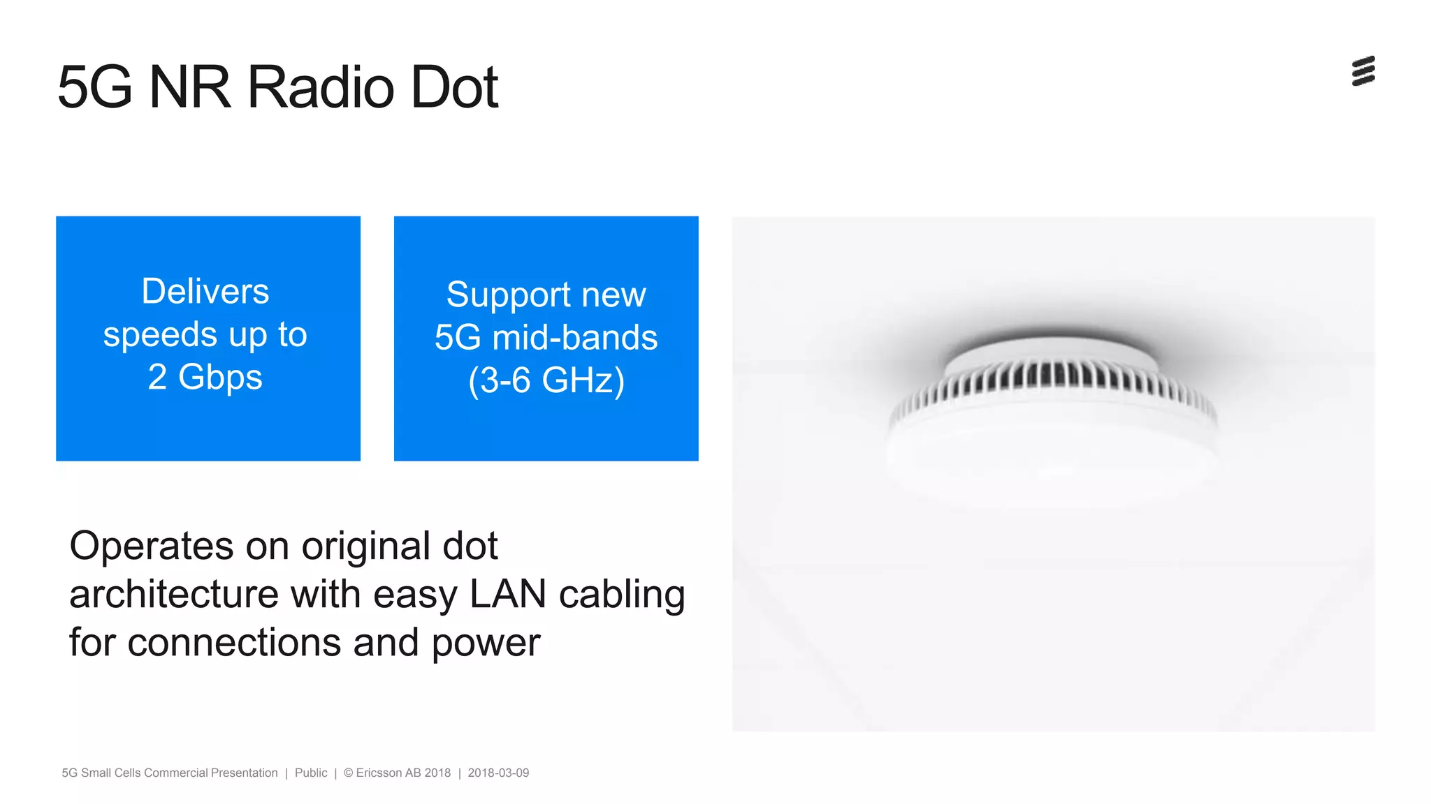 Ericsson 5G Radio Dot Launch | PPTX