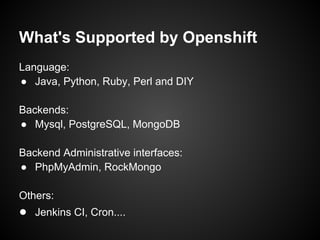 10mins openshift | PPT
